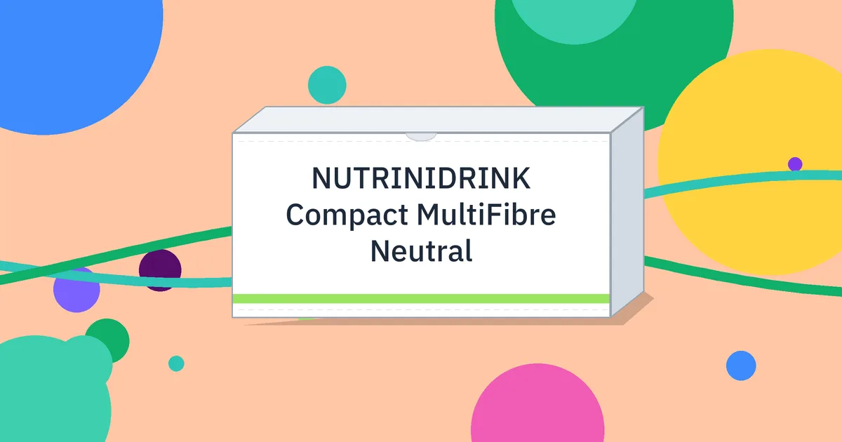 Symbolbild: Packung mit der Aufschrift NUTRINIDRINK Compact MultiFibre Neutral (PZN 20170945) – Verfügbarkeit und Bezug in Apotheken in Frankfurt am Main