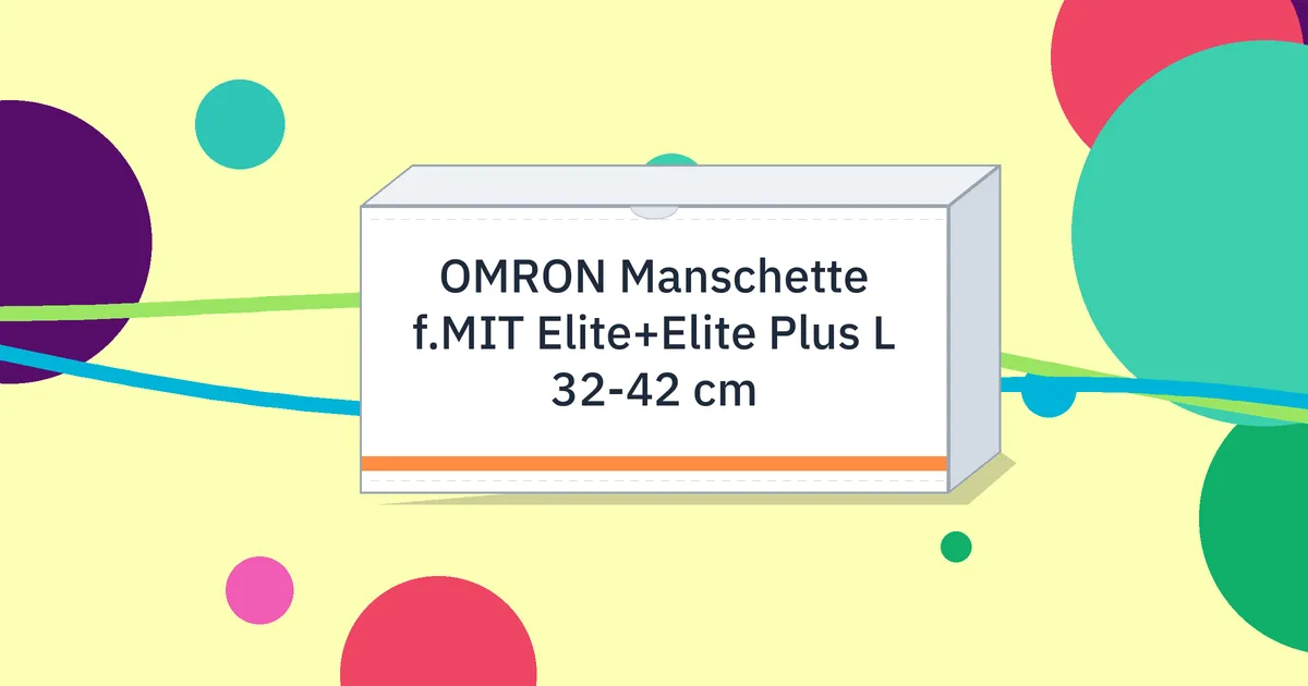 Symbolbild: Packung mit der Aufschrift OMRON Manschette f.MIT Elite+Elite Plus L 32-42 cm (PZN 00710552) – Verfügbarkeit und Bezug in Apotheken in Frankfurt am Main