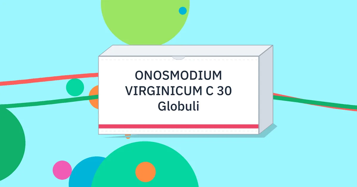 Symbolbild: Packung mit der Aufschrift ONOSMODIUM VIRGINICUM C 30 Globuli (PZN 07176127) – Verfügbarkeit und Bezug in Apotheken in Frankfurt am Main