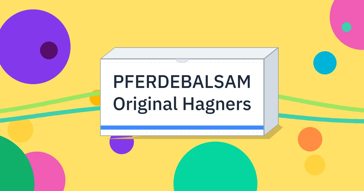 Symbolbild: Packung mit der Aufschrift PFERDEBALSAM Original Hagners (PZN 13973017) – Verfügbarkeit und Bezug in Apotheken in Frankfurt am Main