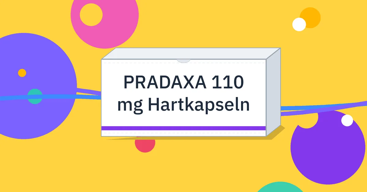 Symbolbild: Packung mit der Aufschrift PRADAXA 110 mg Hartkapseln (PZN 12615296) – Verfügbarkeit und Bezug in Apotheken in Frankfurt am Main