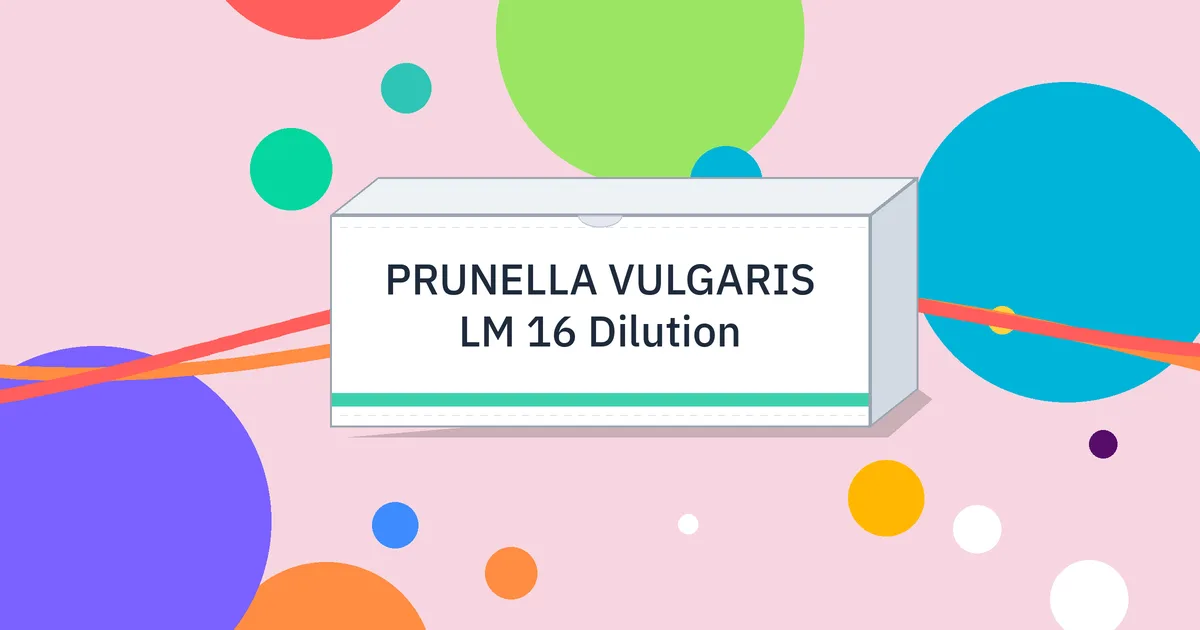 Symbolbild: Packung mit der Aufschrift PRUNELLA VULGARIS LM 16 Dilution (PZN 13668975) – Verfügbarkeit und Bezug in Apotheken in Frankfurt am Main