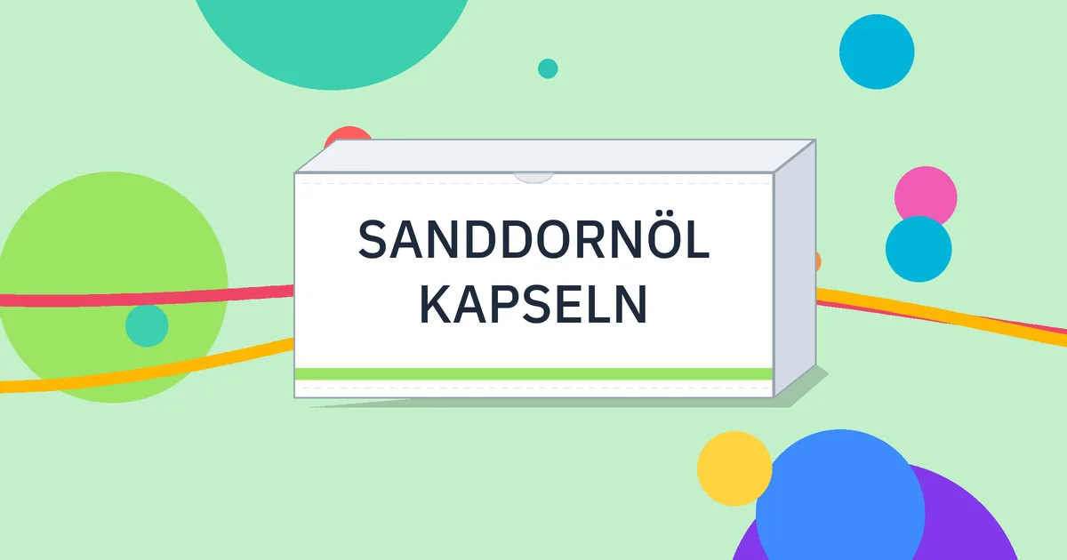 Symbolbild: Packung mit der Aufschrift SANDDORNÖL KAPSELN (PZN 07537944) – Verfügbarkeit und Bezug in Apotheken in Frankfurt am Main
