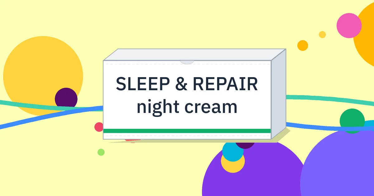 Symbolbild: Packung mit der Aufschrift SLEEP & REPAIR night cream (PZN 19510560) – Verfügbarkeit und Bezug in Apotheken in Frankfurt am Main