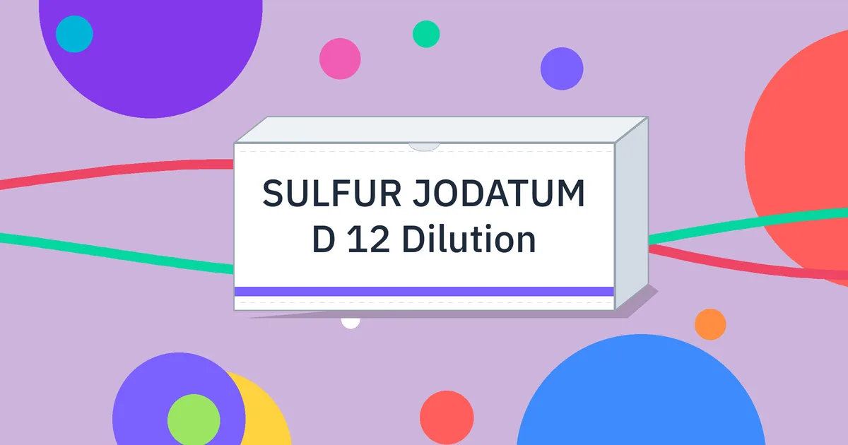 Symbolbild: Packung mit der Aufschrift SULFUR JODATUM D 12 Dilution (PZN 04239152) – Verfügbarkeit und Bezug in Apotheken in Frankfurt am Main