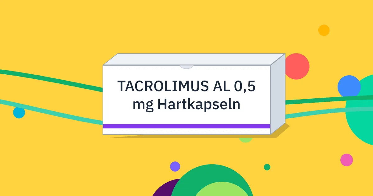 Symbolbild: Packung mit der Aufschrift TACROLIMUS AL 0,5 mg Hartkapseln (PZN 09534542) – Verfügbarkeit und Bezug in Apotheken in Frankfurt am Main