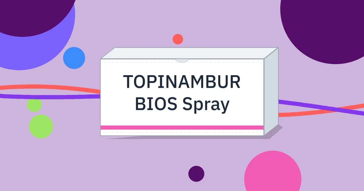 Symbolbild: Packung mit der Aufschrift TOPINAMBUR BIOS Spray (PZN 02327998) – Verfügbarkeit und Bezug in Apotheken in Frankfurt am Main