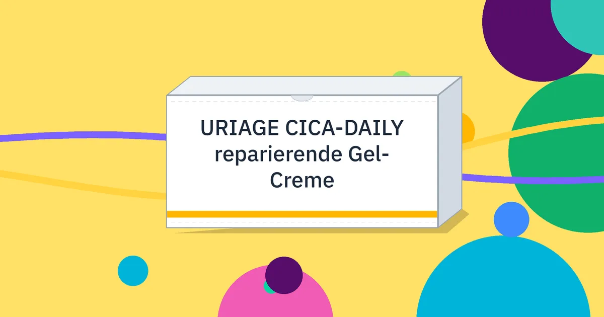 Symbolbild: Packung mit der Aufschrift URIAGE CICA-DAILY reparierende Gel-Creme (PZN 19176977) – Verfügbarkeit und Bezug in Apotheken in Frankfurt am Main