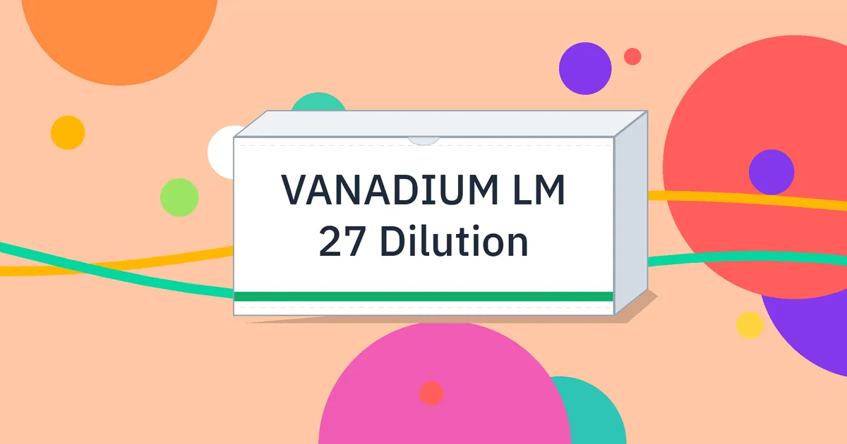Symbolbild: Packung mit der Aufschrift VANADIUM LM 27 Dilution (PZN 13262919) – Verfügbarkeit und Bezug in Apotheken in Frankfurt am Main