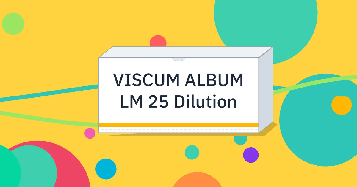 Symbolbild: Packung mit der Aufschrift VISCUM ALBUM LM 25 Dilution (PZN 13278145) – Verfügbarkeit und Bezug in Apotheken in Frankfurt am Main