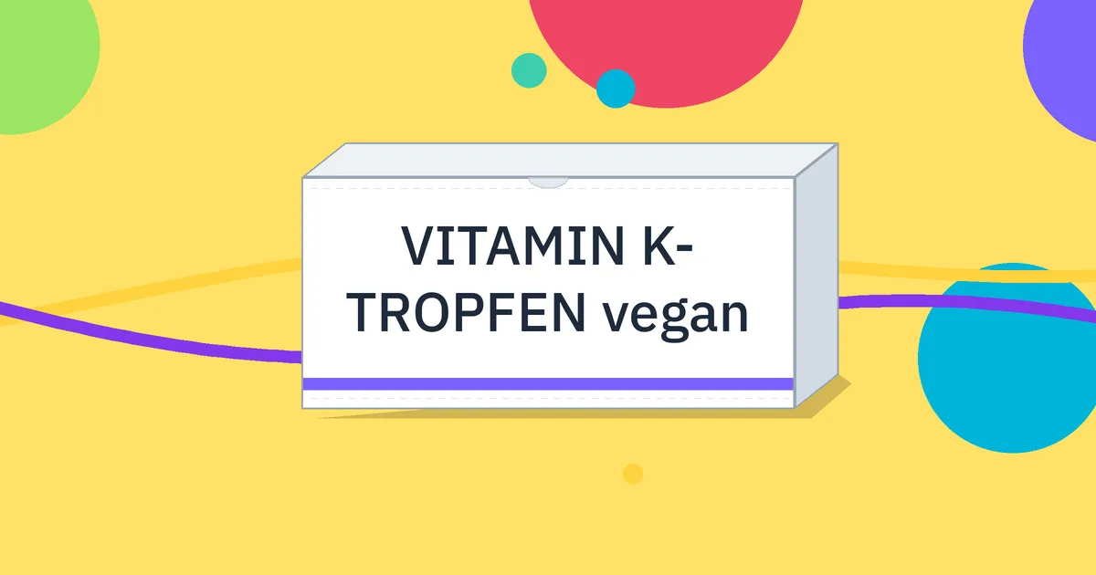 Symbolbild: Packung mit der Aufschrift VITAMIN K-TROPFEN vegan (PZN 14351499) – Verfügbarkeit und Bezug in Apotheken in Frankfurt am Main