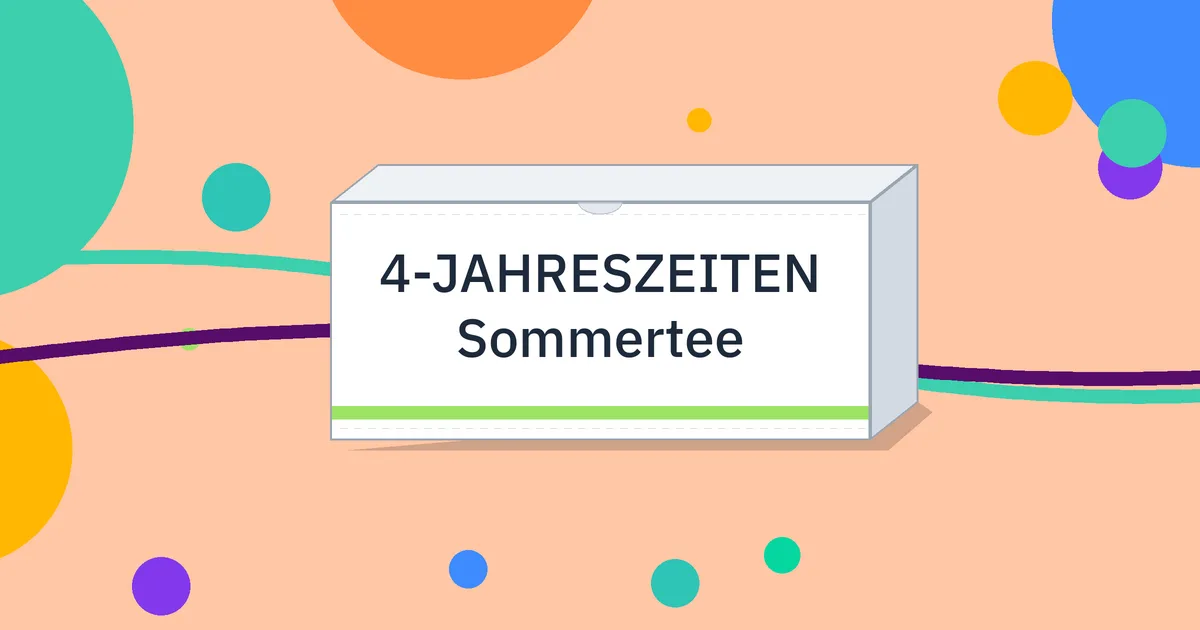 Symbolbild: Packung mit der Aufschrift 4-JAHRESZEITEN Sommertee (PZN 19896602) – Verfügbarkeit und Bezug in Apotheken in Frankfurt am Main