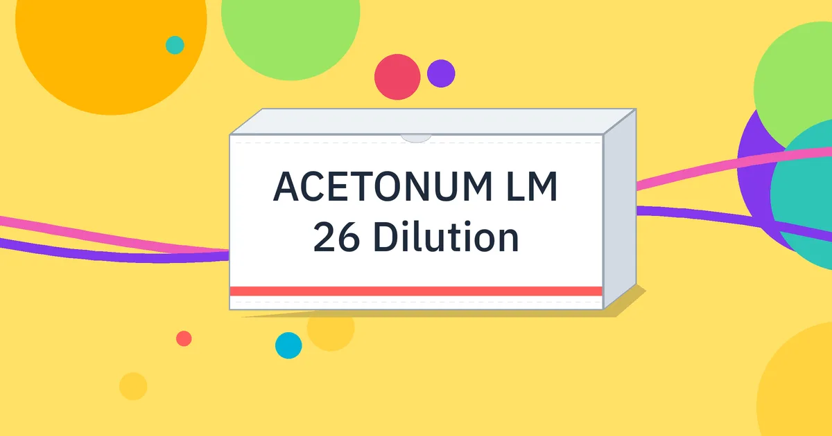 Symbolbild: Packung mit der Aufschrift ACETONUM LM 26 Dilution (PZN 13265450) – Verfügbarkeit und Bezug in Apotheken in Frankfurt am Main