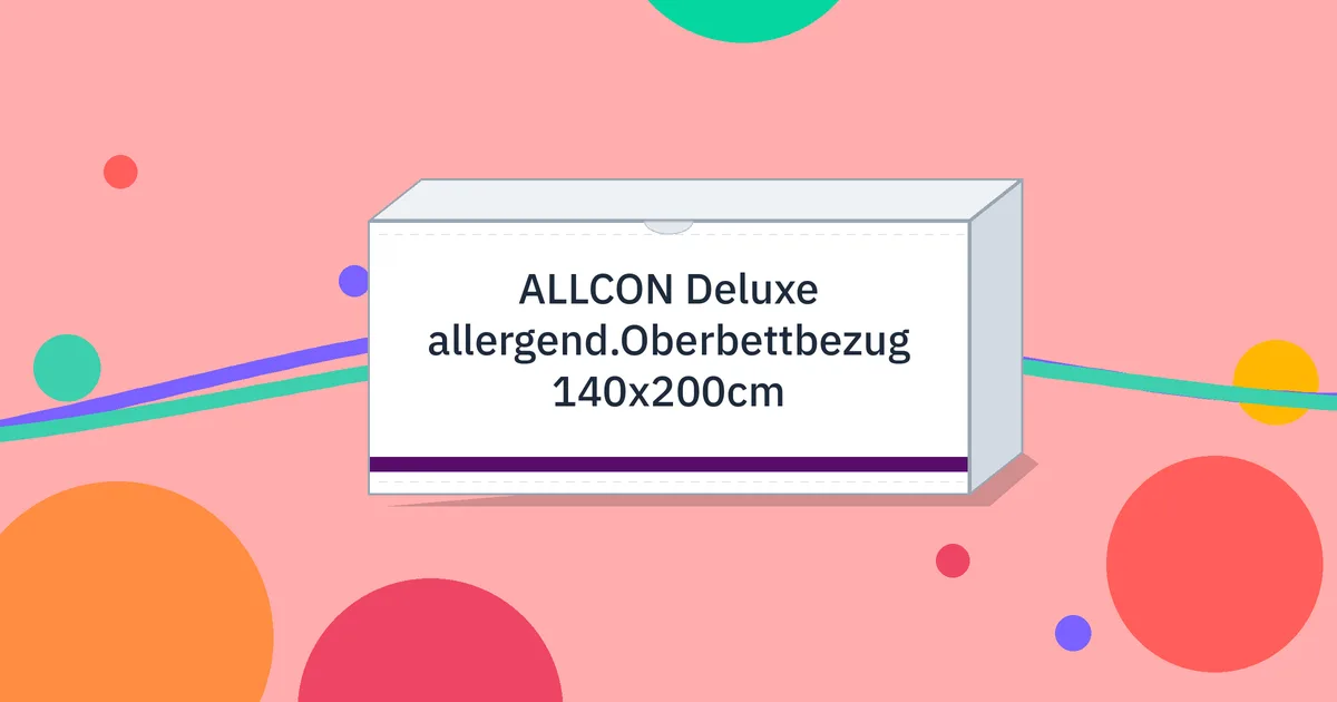 Symbolbild: Packung mit der Aufschrift ALLCON Deluxe allergend.Oberbettbezug 140x200cm (PZN 12445977) – Verfügbarkeit und Bezug in Apotheken in Frankfurt am Main