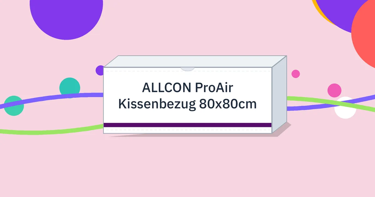 Symbolbild: Packung mit der Aufschrift ALLCON ProAir Kissenbezug 80x80cm (PZN 02064961) – Verfügbarkeit und Bezug in Apotheken in Frankfurt am Main