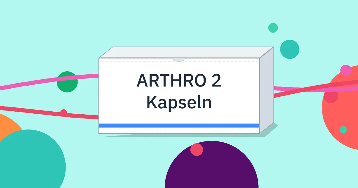 Symbolbild: Packung mit der Aufschrift ARTHRO 2 Kapseln (PZN 18098643) – Verfügbarkeit und Bezug in Apotheken in Frankfurt am Main