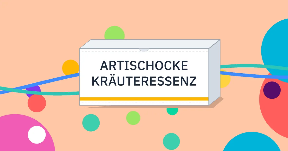 Symbolbild: Packung mit der Aufschrift ARTISCHOCKE KRÄUTERESSENZ (PZN 13819575) – Verfügbarkeit und Bezug in Apotheken in Frankfurt am Main