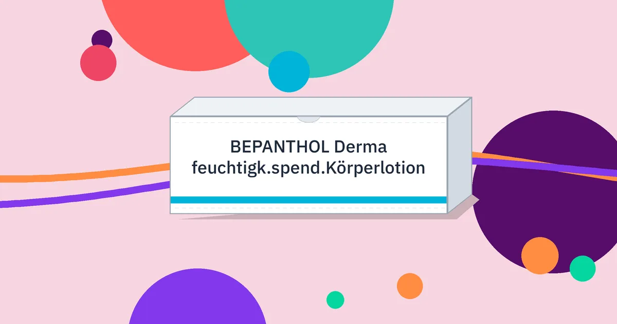 Symbolbild: Packung mit der Aufschrift BEPANTHOL Derma feuchtigk.spend.Körperlotion (PZN 16529665) – Verfügbarkeit und Bezug in Apotheken in Frankfurt am Main
