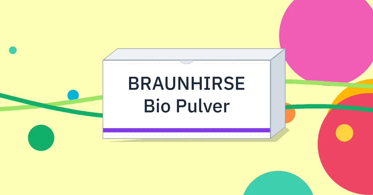 Symbolbild: Packung mit der Aufschrift BRAUNHIRSE Bio Pulver (PZN 01244135) – Verfügbarkeit und Bezug in Apotheken in Frankfurt am Main