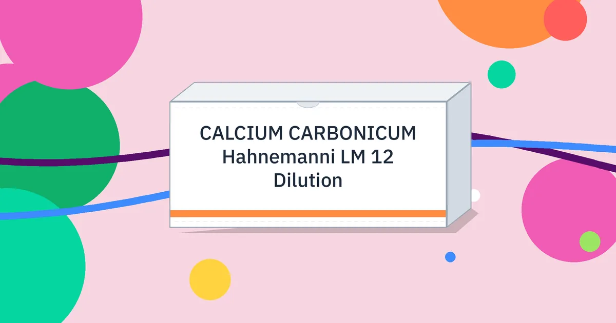 Symbolbild: Packung mit der Aufschrift CALCIUM CARBONICUM Hahnemanni LM 12 Dilution (PZN 07539417) – Verfügbarkeit und Bezug in Apotheken in Frankfurt am Main