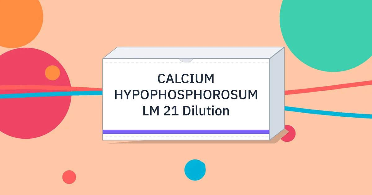 Symbolbild: Packung mit der Aufschrift CALCIUM HYPOPHOSPHOROSUM LM 21 Dilution (PZN 13408895) – Verfügbarkeit und Bezug in Apotheken in Frankfurt am Main