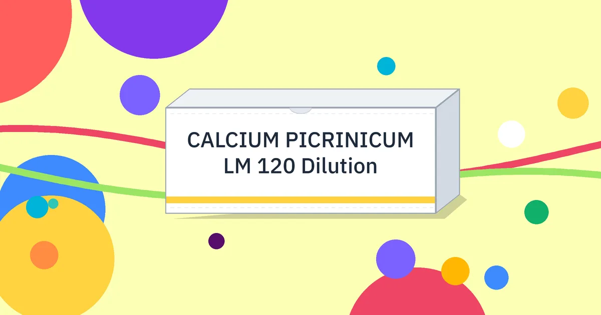 Symbolbild: Packung mit der Aufschrift CALCIUM PICRINICUM LM 120 Dilution (PZN 13411006) – Verfügbarkeit und Bezug in Apotheken in Frankfurt am Main