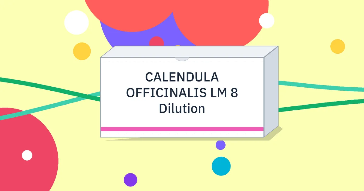 Symbolbild: Packung mit der Aufschrift CALENDULA OFFICINALIS LM 8 Dilution (PZN 12807334) – Verfügbarkeit und Bezug in Apotheken in Frankfurt am Main