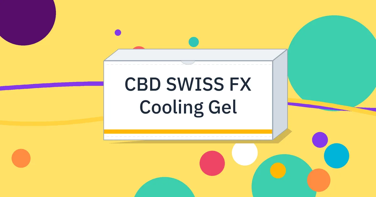 Symbolbild: Packung mit der Aufschrift CBD SWISS FX Cooling Gel (PZN 17614315) – Verfügbarkeit und Bezug in Apotheken in Frankfurt am Main