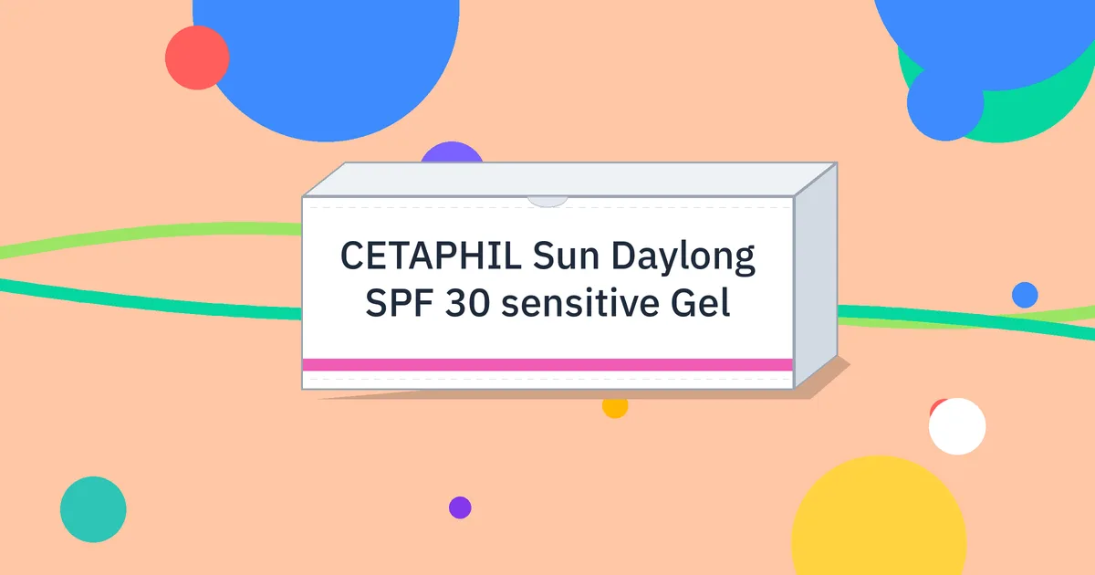 Symbolbild: Packung mit der Aufschrift CETAPHIL Sun Daylong SPF 30 sensitive Gel (PZN 20007783) – Verfügbarkeit und Bezug in Apotheken in Frankfurt am Main