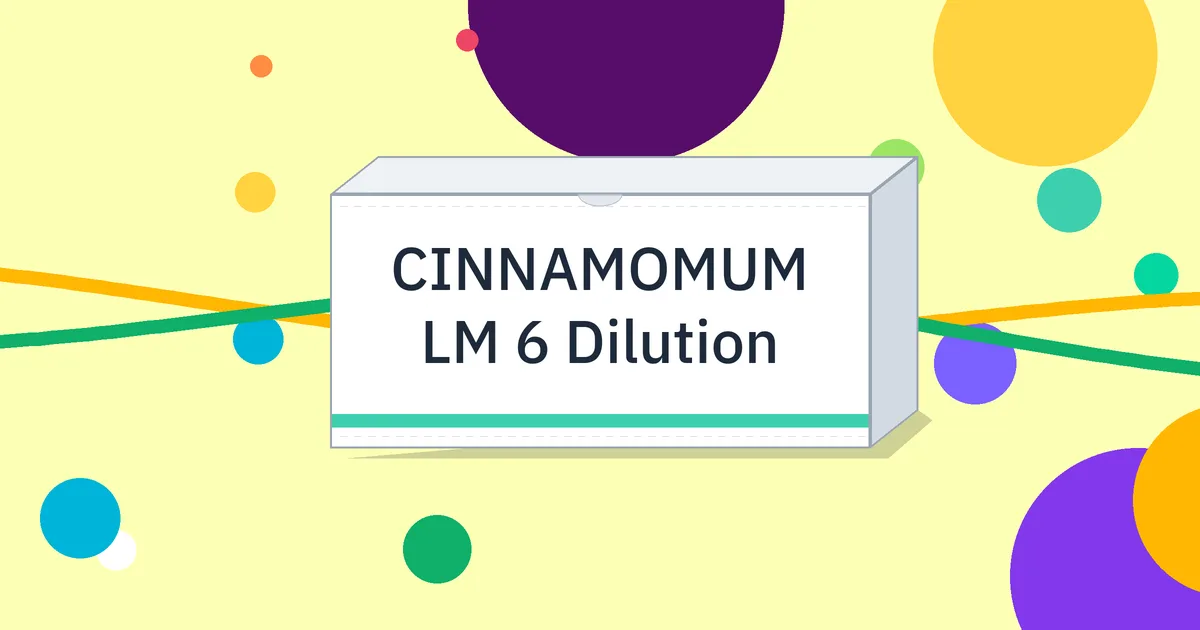 Symbolbild: Packung mit der Aufschrift CINNAMOMUM LM 6 Dilution (PZN 12820760) – Verfügbarkeit und Bezug in Apotheken in Frankfurt am Main