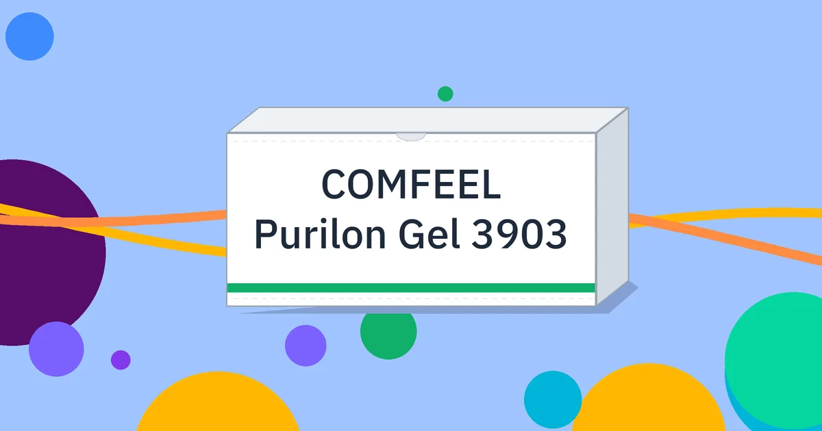 Symbolbild: Packung mit der Aufschrift COMFEEL Purilon Gel 3903 (PZN 08753549) – Verfügbarkeit und Bezug in Apotheken in Frankfurt am Main