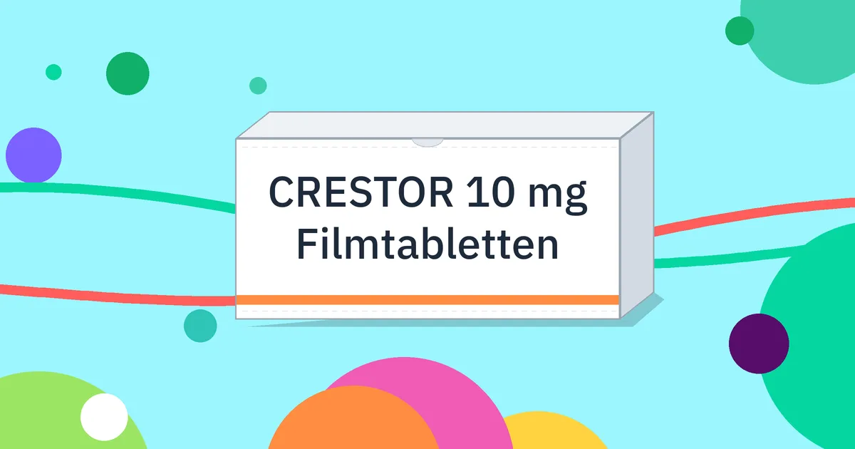 Symbolbild: Packung mit der Aufschrift CRESTOR 10 mg Filmtabletten (PZN 17447981) – Verfügbarkeit und Bezug in Apotheken in Frankfurt am Main