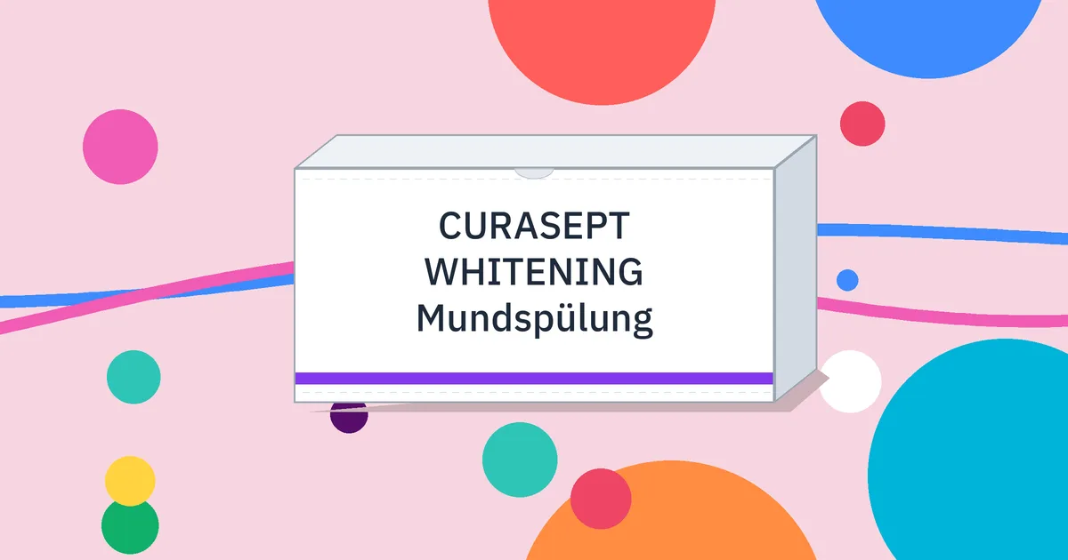 Symbolbild: Packung mit der Aufschrift CURASEPT WHITENING Mundspülung (PZN 18680107) – Verfügbarkeit und Bezug in Apotheken in Frankfurt am Main