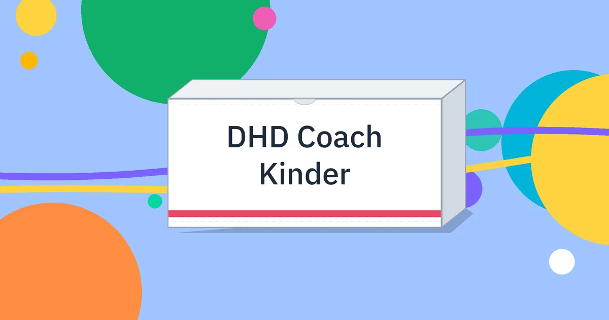 Symbolbild: Packung mit der Aufschrift DHD Coach Kinder (PZN 09106220) – Verfügbarkeit und Bezug in Apotheken in Frankfurt am Main