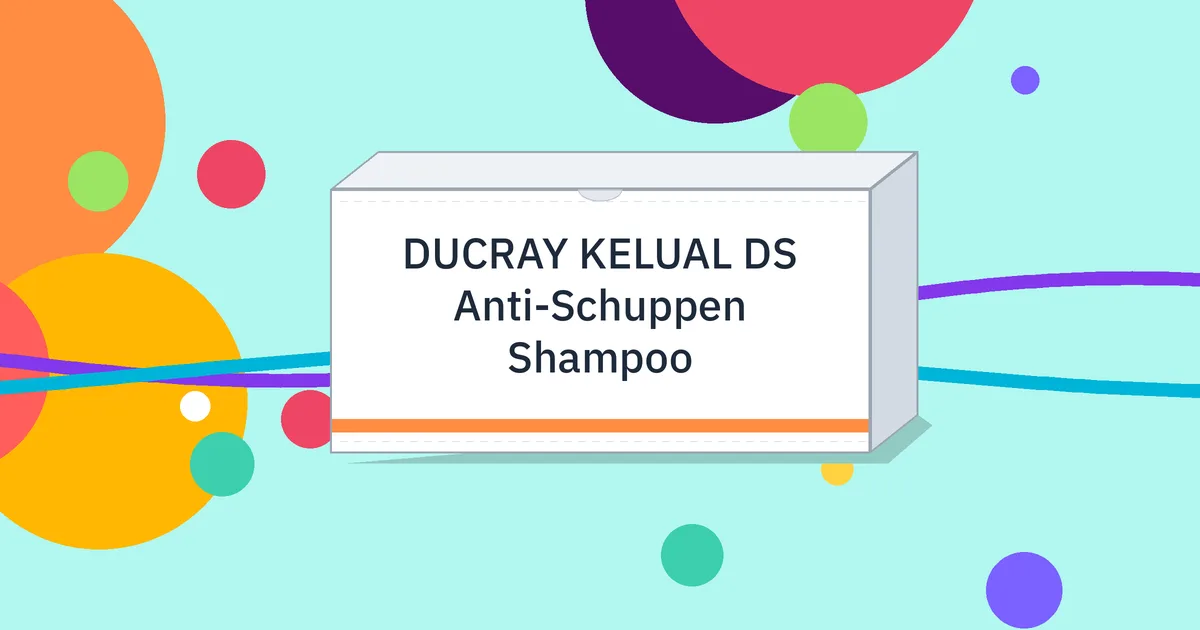 Symbolbild: Packung mit der Aufschrift DUCRAY KELUAL DS Anti-Schuppen Shampoo (PZN 02894355) – Verfügbarkeit und Bezug in Apotheken in Frankfurt am Main