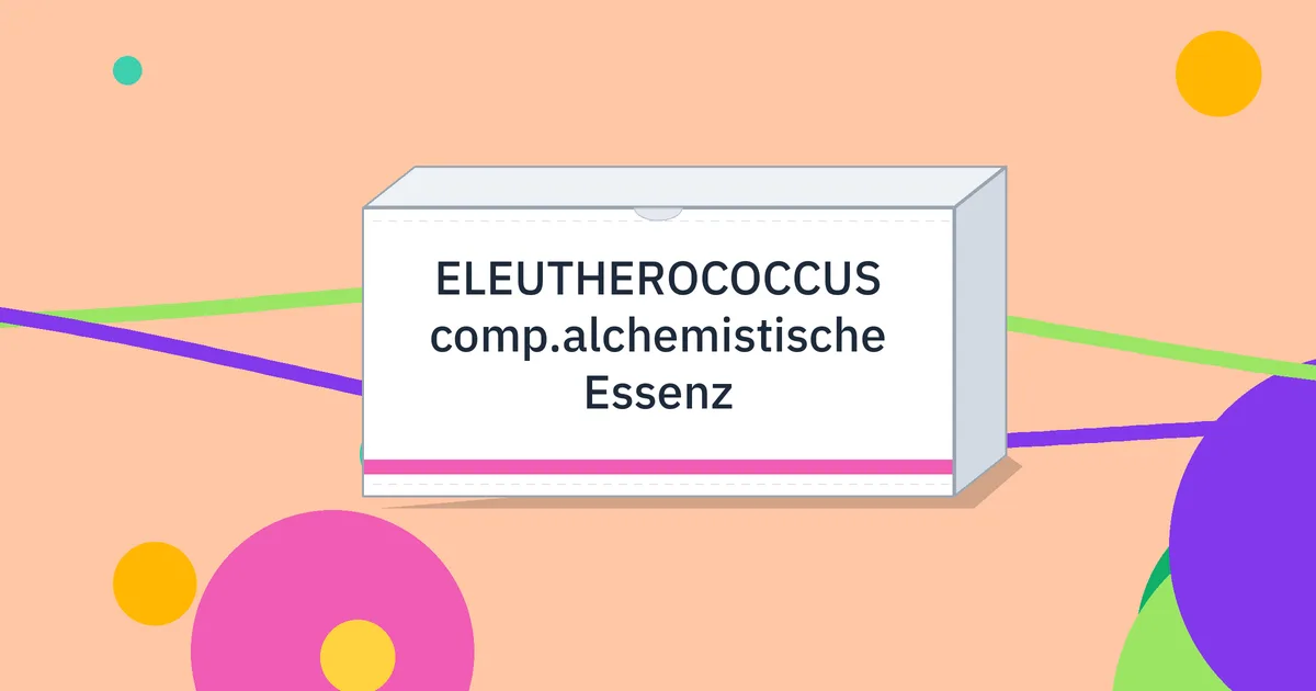 Symbolbild: Packung mit der Aufschrift ELEUTHEROCOCCUS comp.alchemistische Essenz (PZN 16790731) – Verfügbarkeit und Bezug in Apotheken in Frankfurt am Main