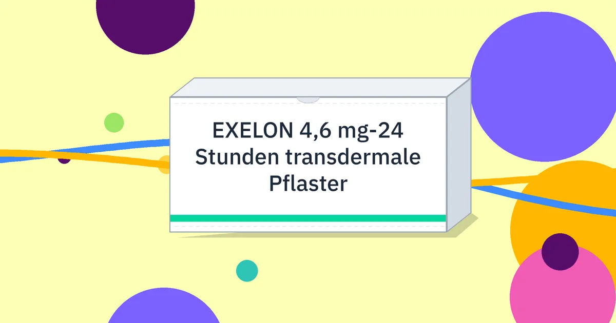Symbolbild: Packung mit der Aufschrift EXELON 4,6 mg-24 Stunden transdermale Pflaster (PZN 10005458) – Verfügbarkeit und Bezug in Apotheken in Frankfurt am Main