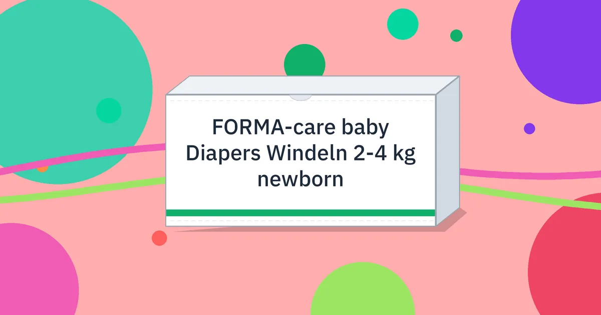 Symbolbild: Packung mit der Aufschrift FORMA-care baby Diapers Windeln 2-4 kg newborn (PZN 19385178) – Verfügbarkeit und Bezug in Apotheken in Frankfurt am Main