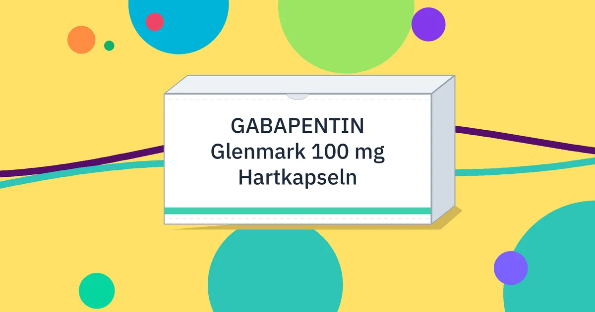Symbolbild: Packung mit der Aufschrift GABAPENTIN Glenmark 100 mg Hartkapseln (PZN 13753830) – Verfügbarkeit und Bezug in Apotheken in Frankfurt am Main