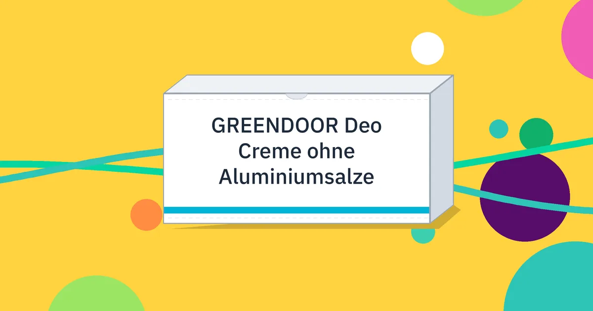 Symbolbild: Packung mit der Aufschrift GREENDOOR Deo Creme ohne Aluminiumsalze (PZN 15406819) – Verfügbarkeit und Bezug in Apotheken in Frankfurt am Main