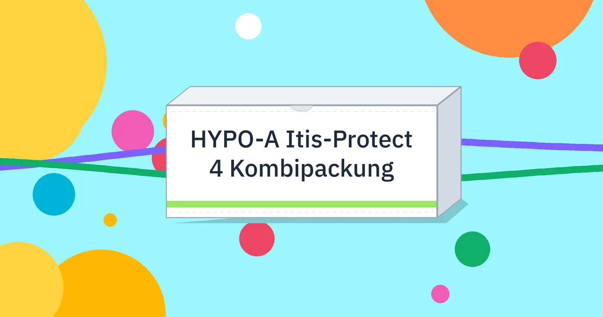 Symbolbild: Packung mit der Aufschrift HYPO-A Itis-Protect 4 Kombipackung (PZN 20372784) – Verfügbarkeit und Bezug in Apotheken in Frankfurt am Main