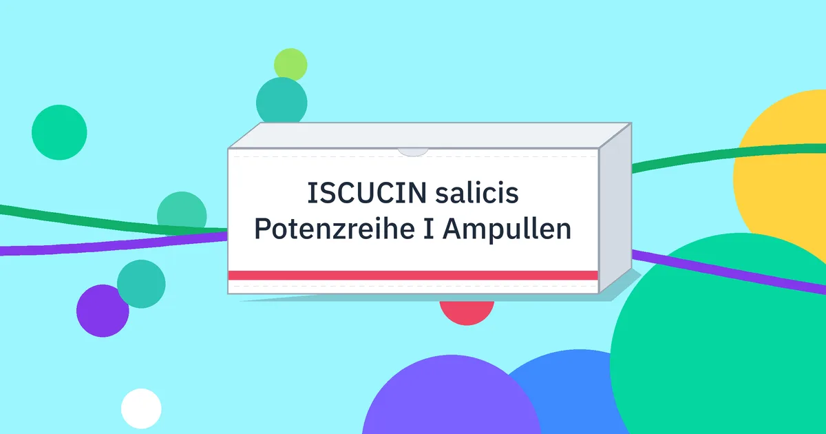 Symbolbild: Packung mit der Aufschrift ISCUCIN salicis Potenzreihe I Ampullen (PZN 03083570) – Verfügbarkeit und Bezug in Apotheken in Frankfurt am Main