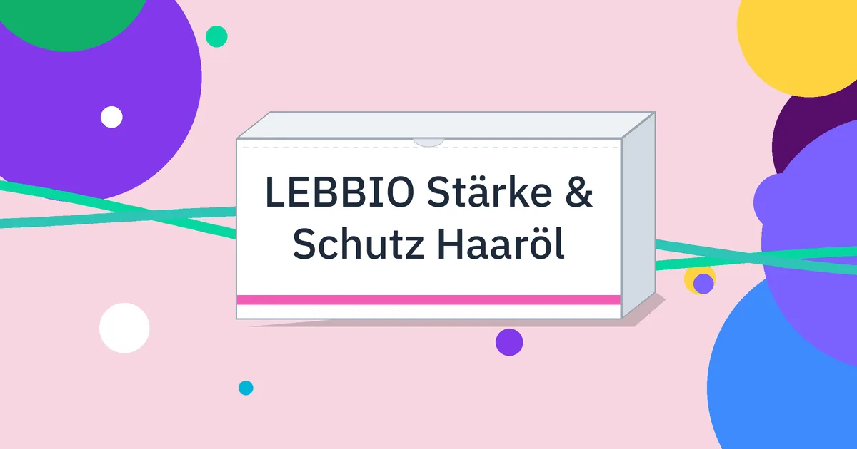 Symbolbild: Packung mit der Aufschrift LEBBIO Stärke & Schutz Haaröl (PZN 19671903) – Verfügbarkeit und Bezug in Apotheken in Frankfurt am Main
