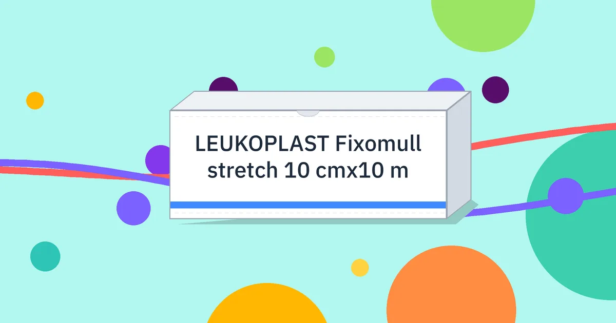Symbolbild: Packung mit der Aufschrift LEUKOPLAST Fixomull stretch 10 cmx10 m (PZN 14219989) – Verfügbarkeit und Bezug in Apotheken in Frankfurt am Main