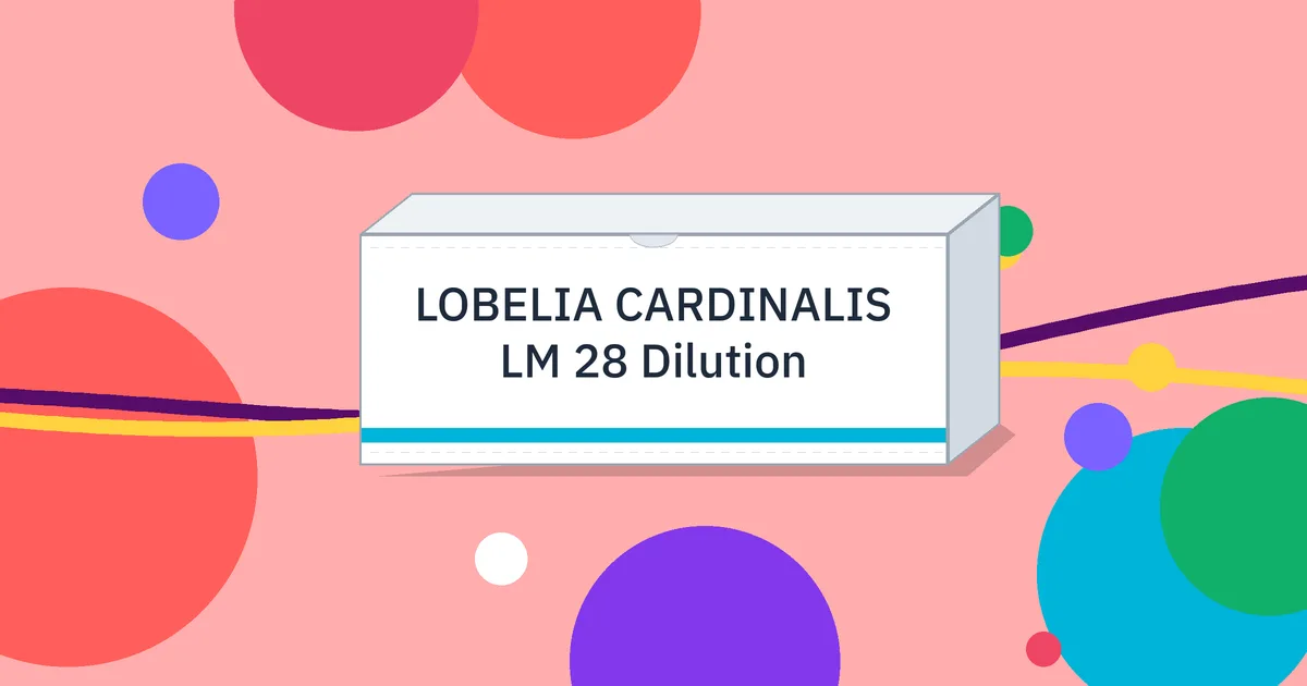 Symbolbild: Packung mit der Aufschrift LOBELIA CARDINALIS LM 28 Dilution (PZN 13533092) – Verfügbarkeit und Bezug in Apotheken in Frankfurt am Main