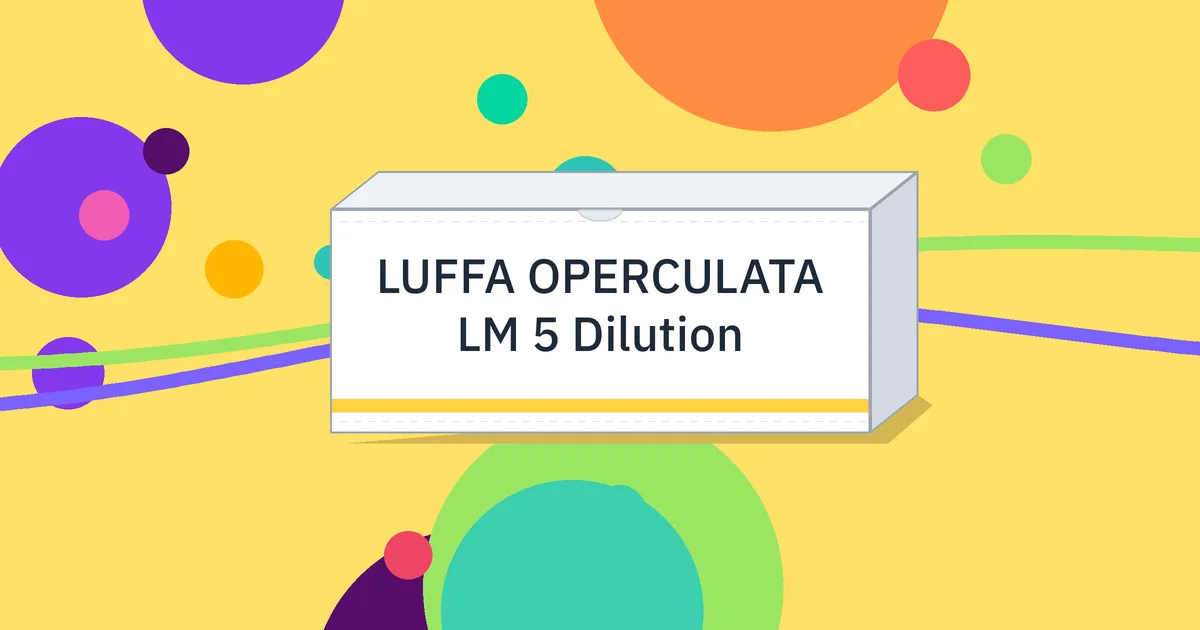 Symbolbild: Packung mit der Aufschrift LUFFA OPERCULATA LM 5 Dilution (PZN 12933292) – Verfügbarkeit und Bezug in Apotheken in Frankfurt am Main
