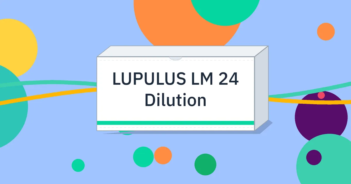 Symbolbild: Packung mit der Aufschrift LUPULUS LM 24 Dilution (PZN 12934506) – Verfügbarkeit und Bezug in Apotheken in Frankfurt am Main