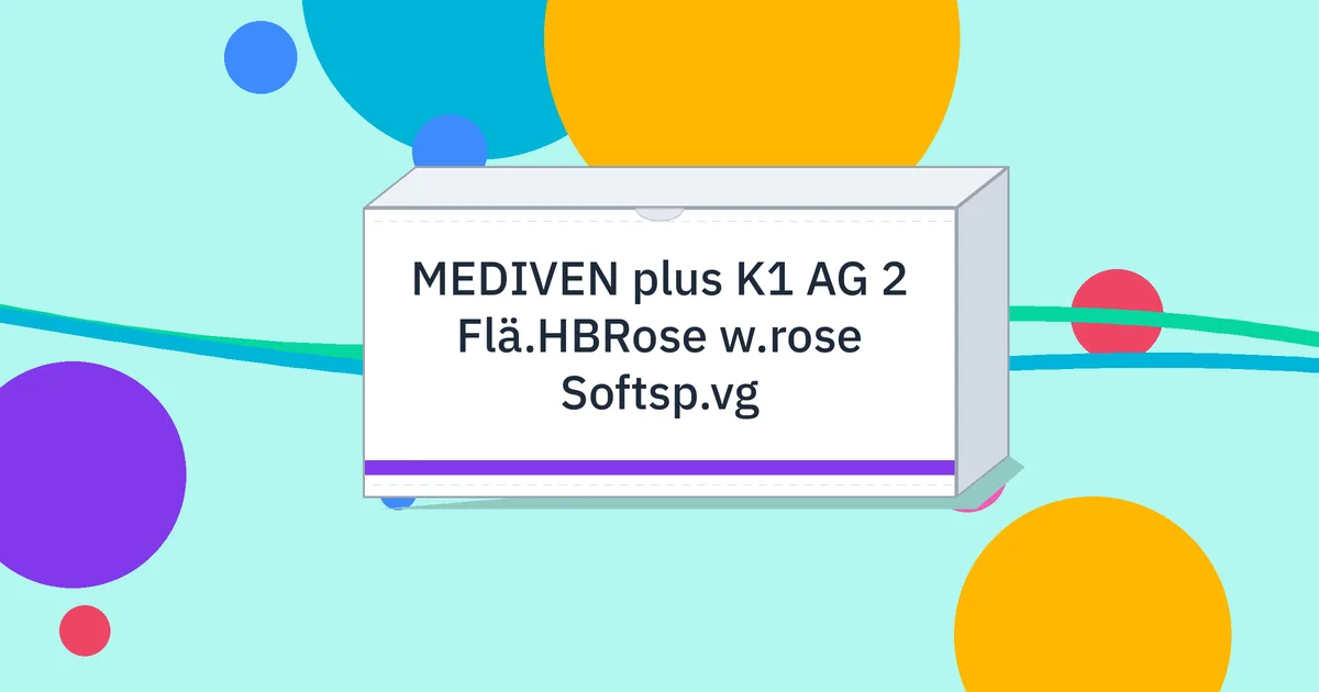 Symbolbild: Packung mit der Aufschrift MEDIVEN plus K1 AG 2 Flä.HBRose w.rose Softsp.vg (PZN 15913781) – Verfügbarkeit und Bezug in Apotheken in Frankfurt am Main