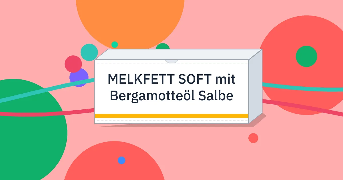 Symbolbild: Packung mit der Aufschrift MELKFETT SOFT mit Bergamotteöl Salbe (PZN 02177984) – Verfügbarkeit und Bezug in Apotheken in Frankfurt am Main