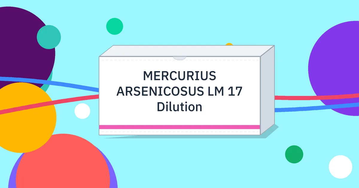 Symbolbild: Packung mit der Aufschrift MERCURIUS ARSENICOSUS LM 17 Dilution (PZN 13606141) – Verfügbarkeit und Bezug in Apotheken in Frankfurt am Main